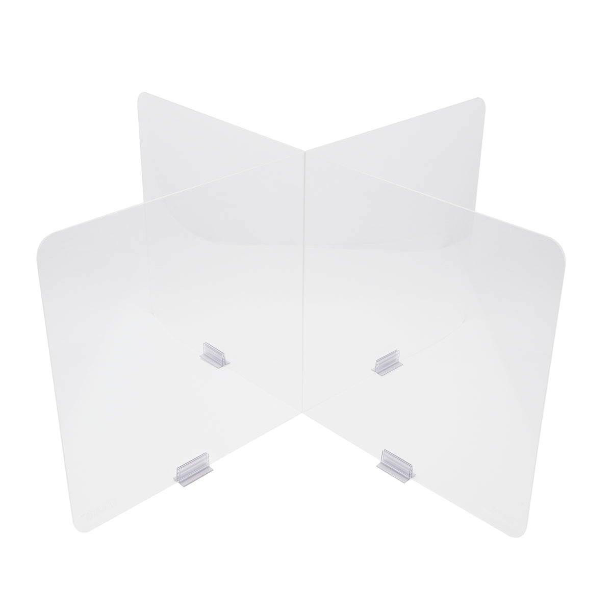 Plexiglass Table Top Divider | Acrylic Sneeze Guard Partition — EZGARD™